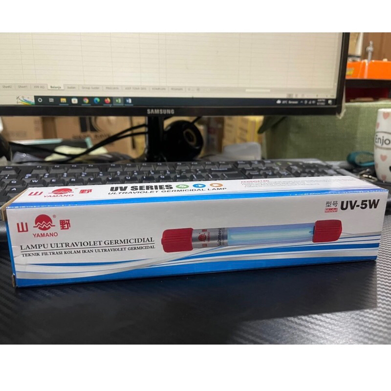 Jual LAMPU UV ULTRAVIOLET STERILIZER - YAMANO 5 watt | Shopee Indonesia