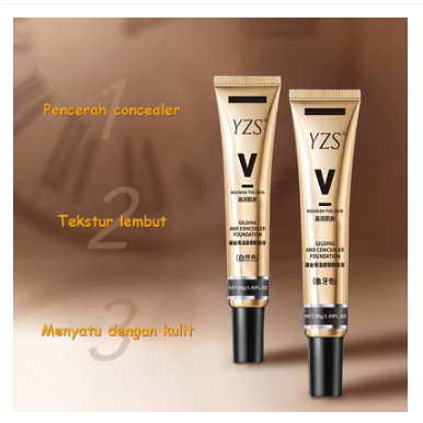 Jual YZS Gilding And Concealer | Liquid Foundation 30ml | Shopee Indonesia