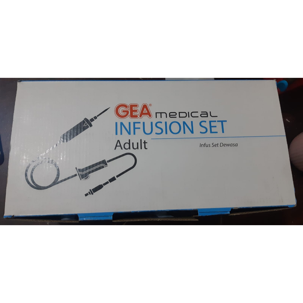 Jual GEA INFUSION SET ADULT/INFUS SET DEWASA PER PCS | Shopee Indonesia