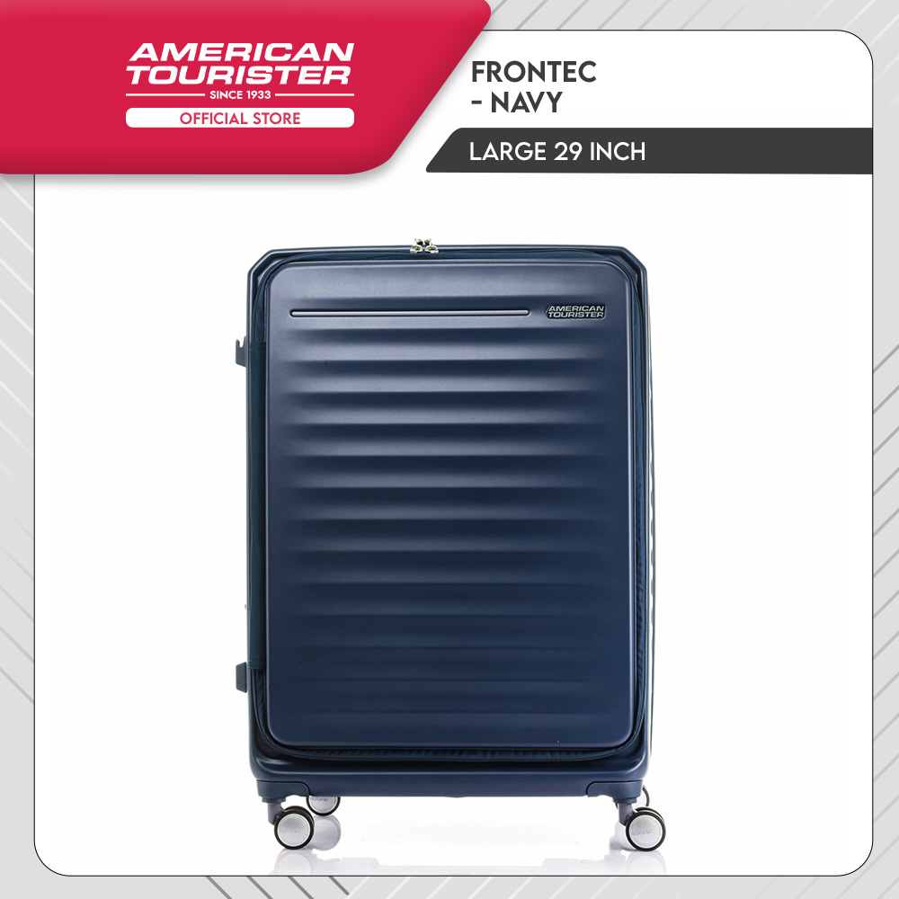 Jual American Tourister Koper Hardcase Frontec Large 29 Inch AM - Navy ...