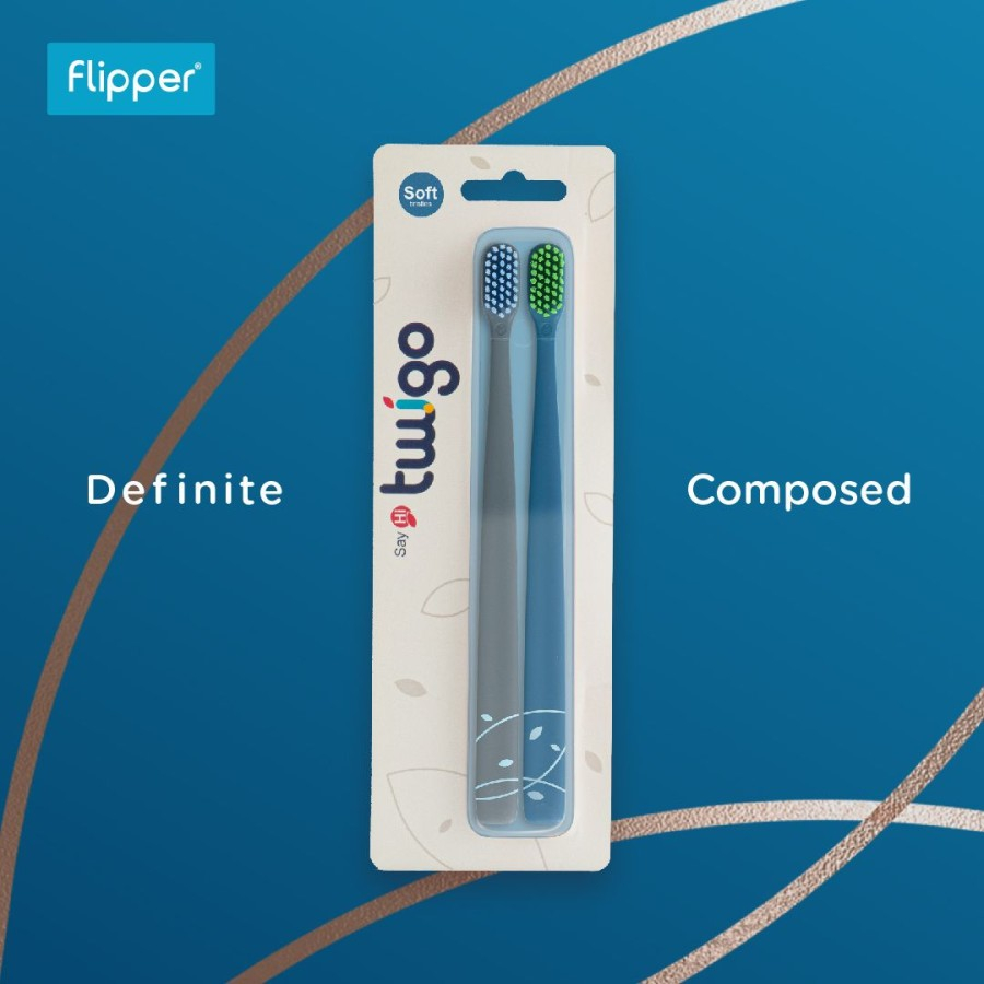 Jual Twigo Kids Adults Toothbrush Set Sikat Gigi Anak Dewasa Flipper ...