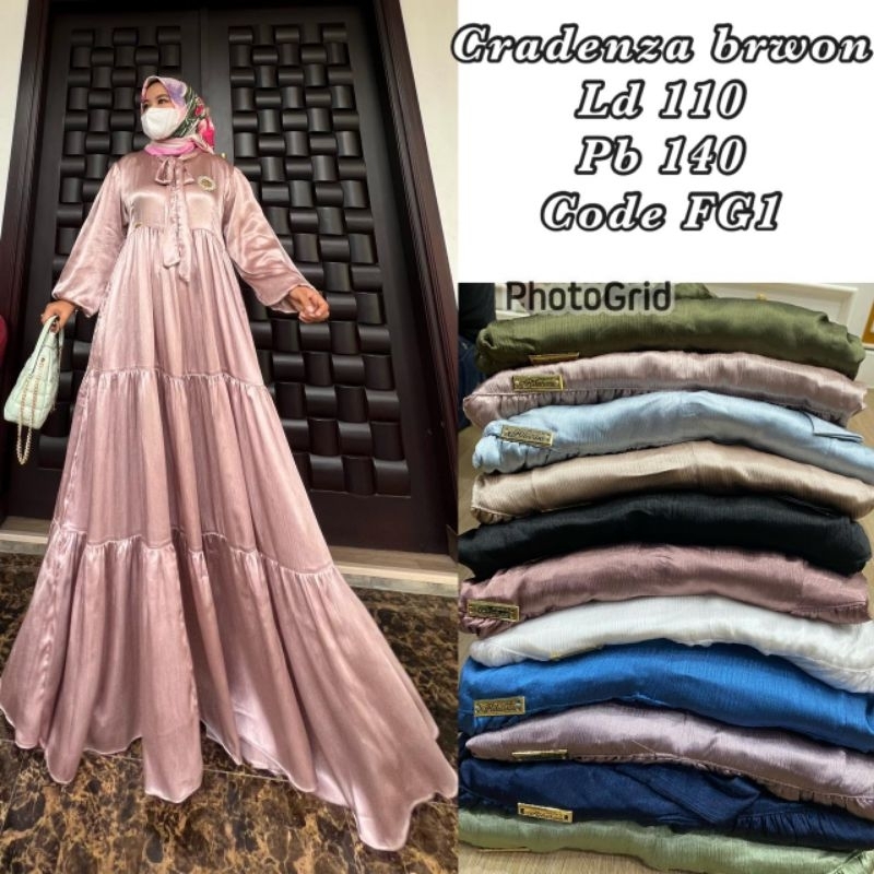 Jual GAMIS CRADENZA SHIMMER PREMIUM / ADA 5 MODEL | Shopee Indonesia