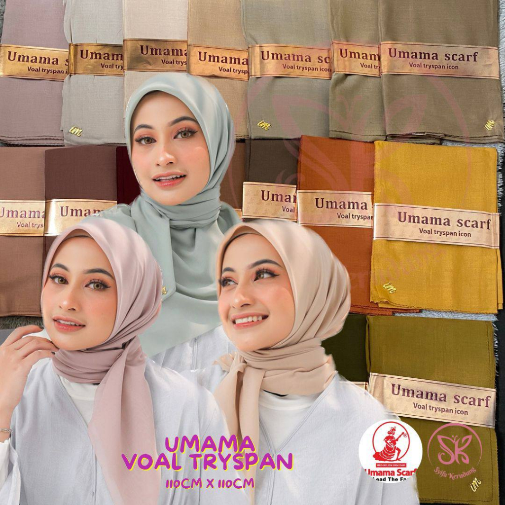 Jual SYK UMAMA VOAL TRYSPAN LOGAM UM LASERCUT 110 CM X 110CM | Shopee ...