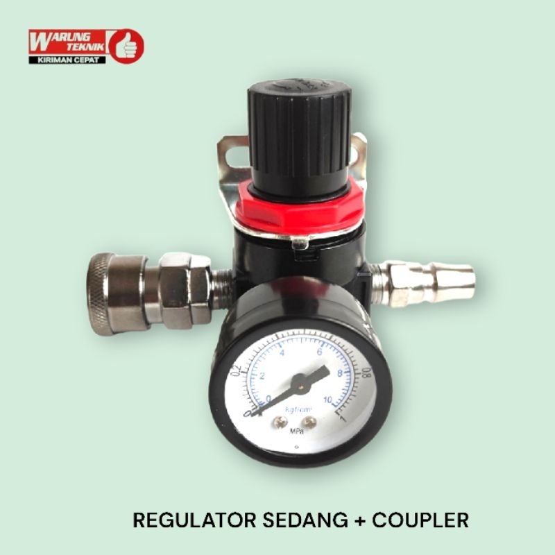 Jual REGULATOR SETELAN PENGATUR TEKANAN ANGIN SPRAY GUN SPRAYGUN ...