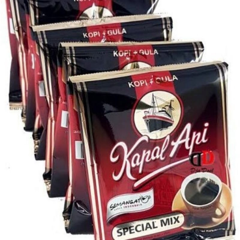 Jual Kopi Hitam Kapal Api Special Mix 1 Renceng isi 10 sachet x 23gr ...