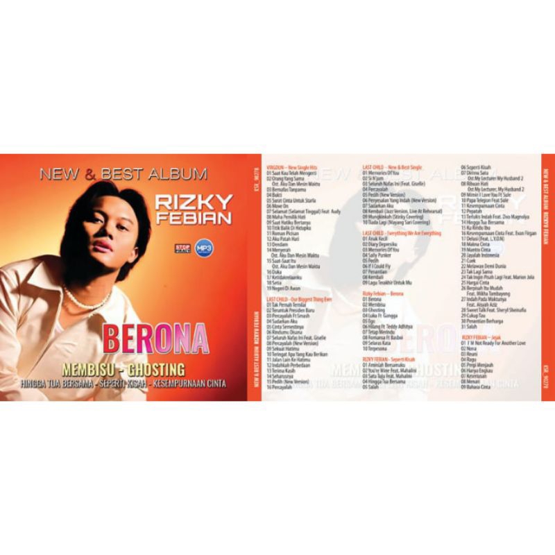 Jual kaset musik Mp3 New & Best Album Rizky Febian | Shopee Indonesia