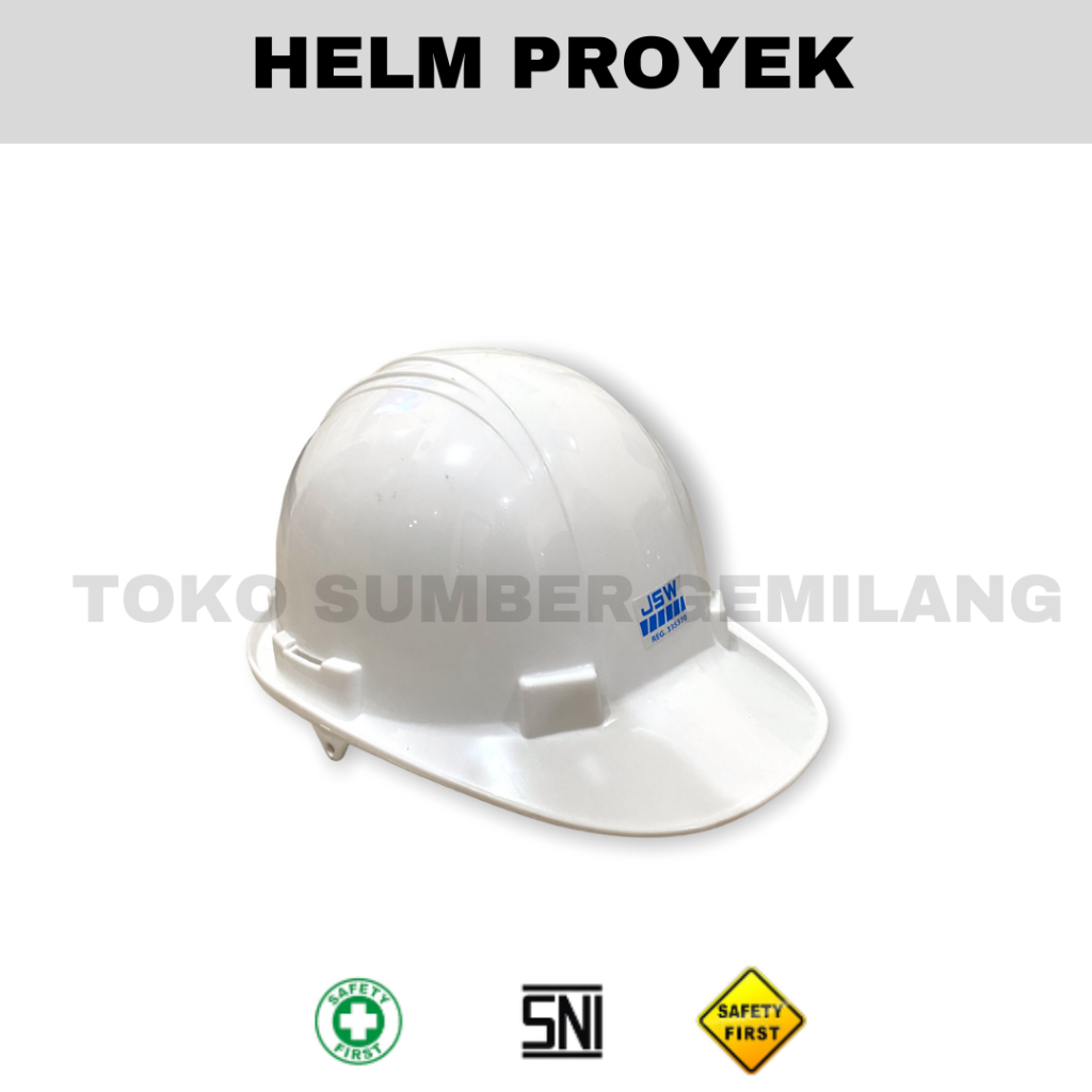 Jual Helm Proyek / Hem Proyek Putih / Helm Bangunan / Helm Proyek SNI ...