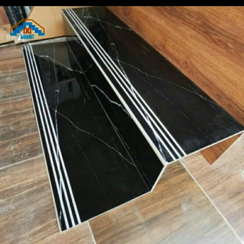Jual granit tangga 120x60/120x20/apolion black | Shopee Indonesia