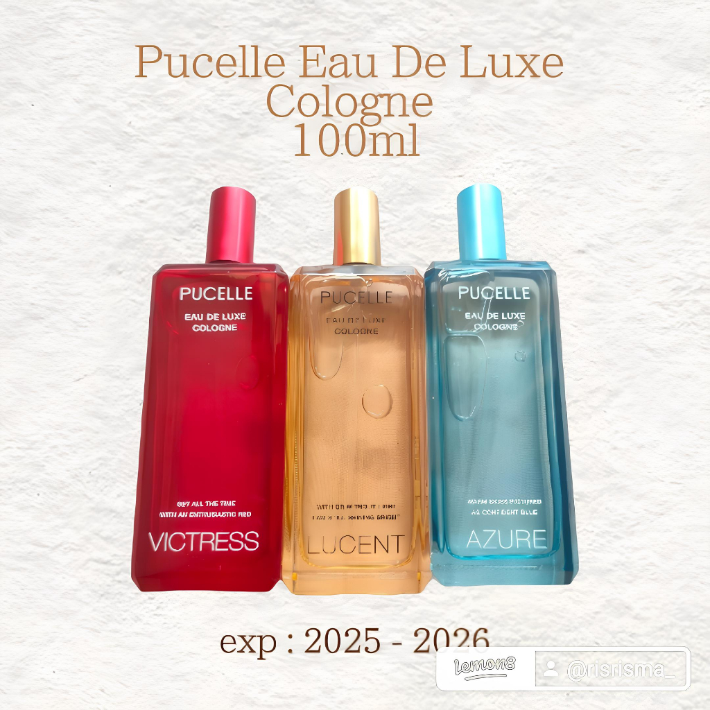 Jual [NEW] Pucelle Eau De Luxe Cologne 100ml | Shopee Indonesia