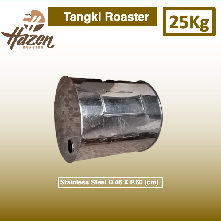 Jual Tanki atau Drum Roaster Bahan Stainless Steel Kapasitas 25Kg by ...