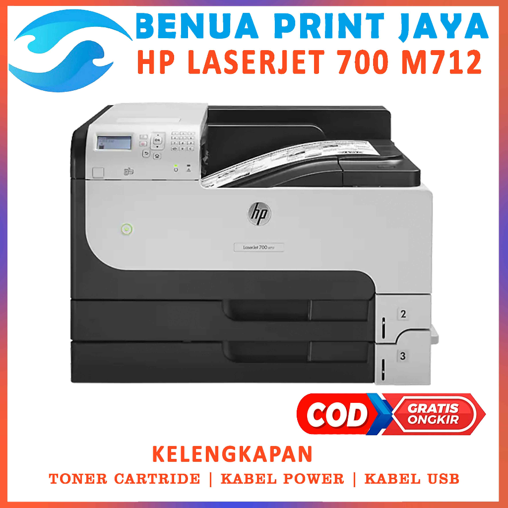 Jual Printer Hp LaserJet 700 M712dn Enterprise M712dn A3 siap pakai ...