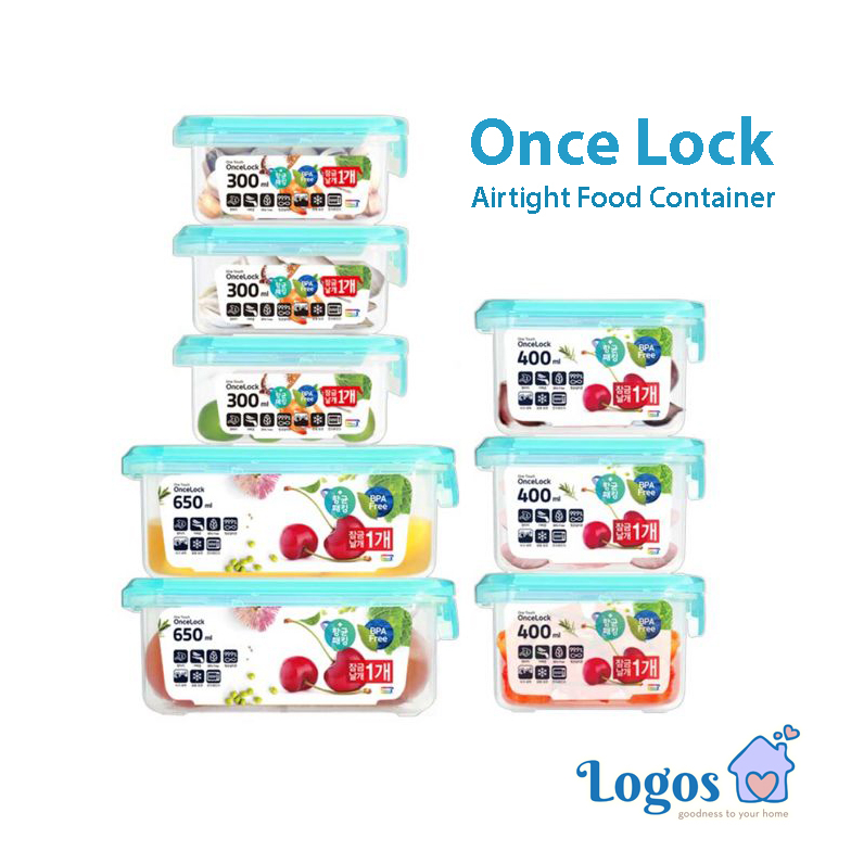 Jual Once Lock Food Container made in Korea Lunch box Kotak Makan Kedap ...