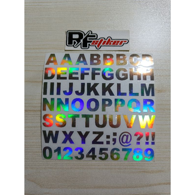 Jual Stiker sticker huruf abjad cutting | Shopee Indonesia