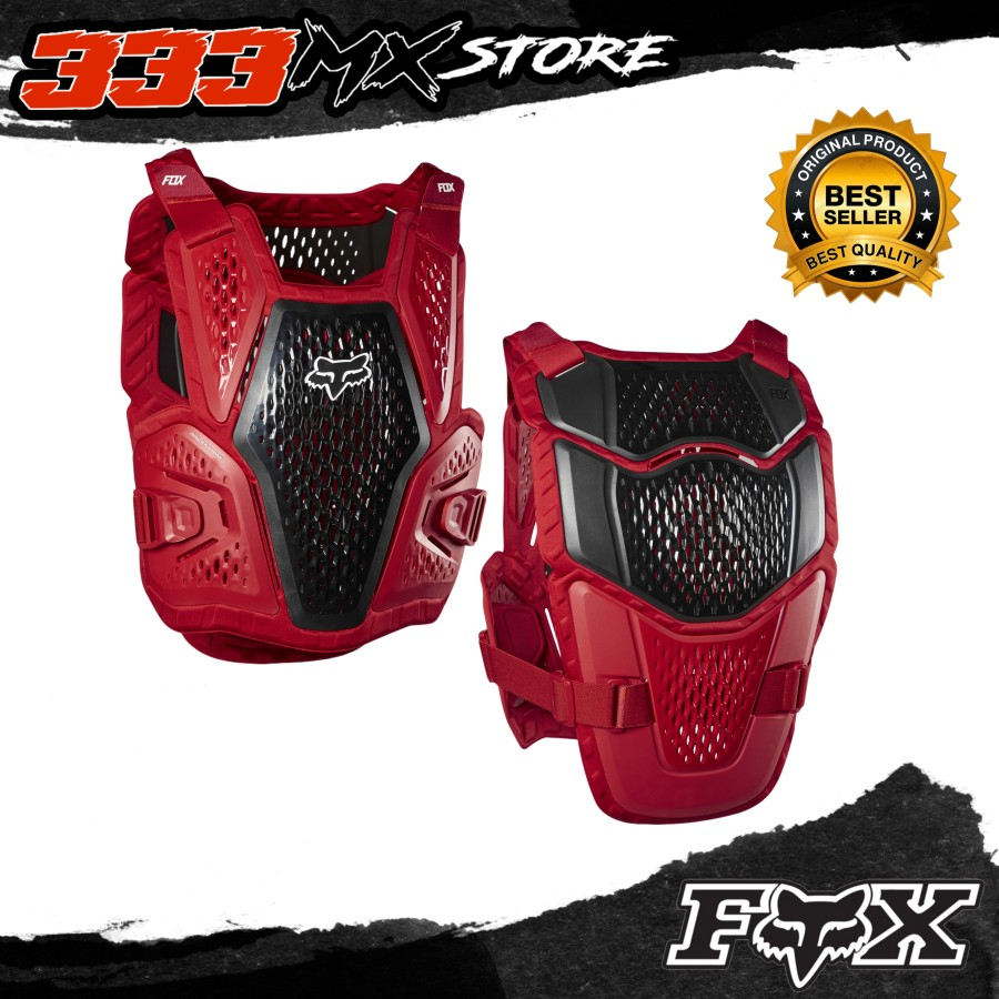 Jual FOX RACEFRAME ROOST CHEST GUARD FLM RED PELINDUNG DADA FOX ...