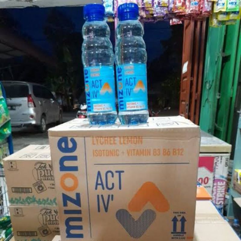 Jual Mizone Activ Minuman Isotonik Lychee Lemon 500ml (3pcs) | Shopee ...
