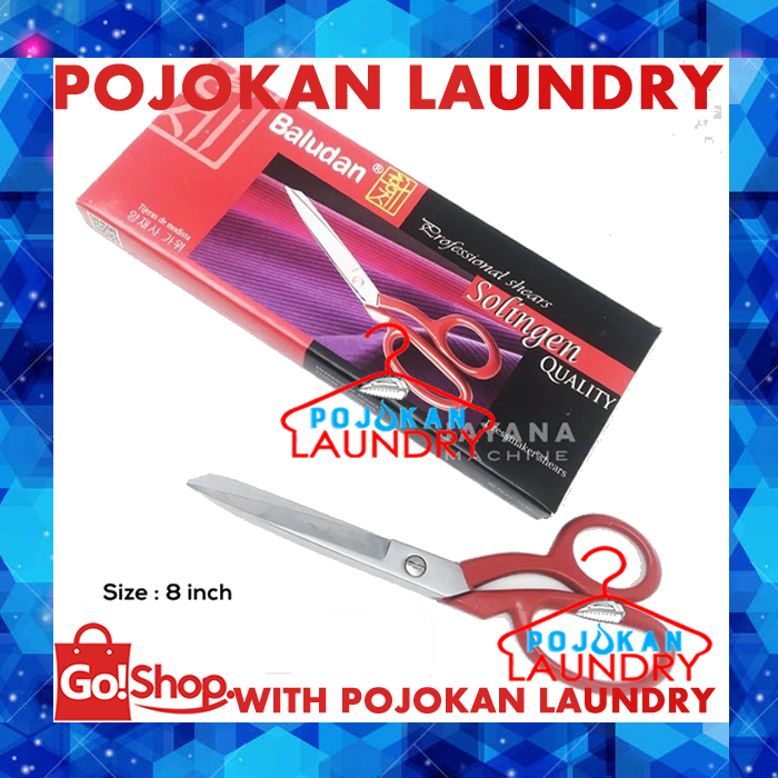 Jual Baludan 8 INCH/Gunting Kain Baludan/Gunting Potong Bahan Kain ...