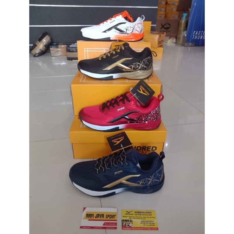 Jual Sepatu hundred badminton beast max original | Shopee Indonesia