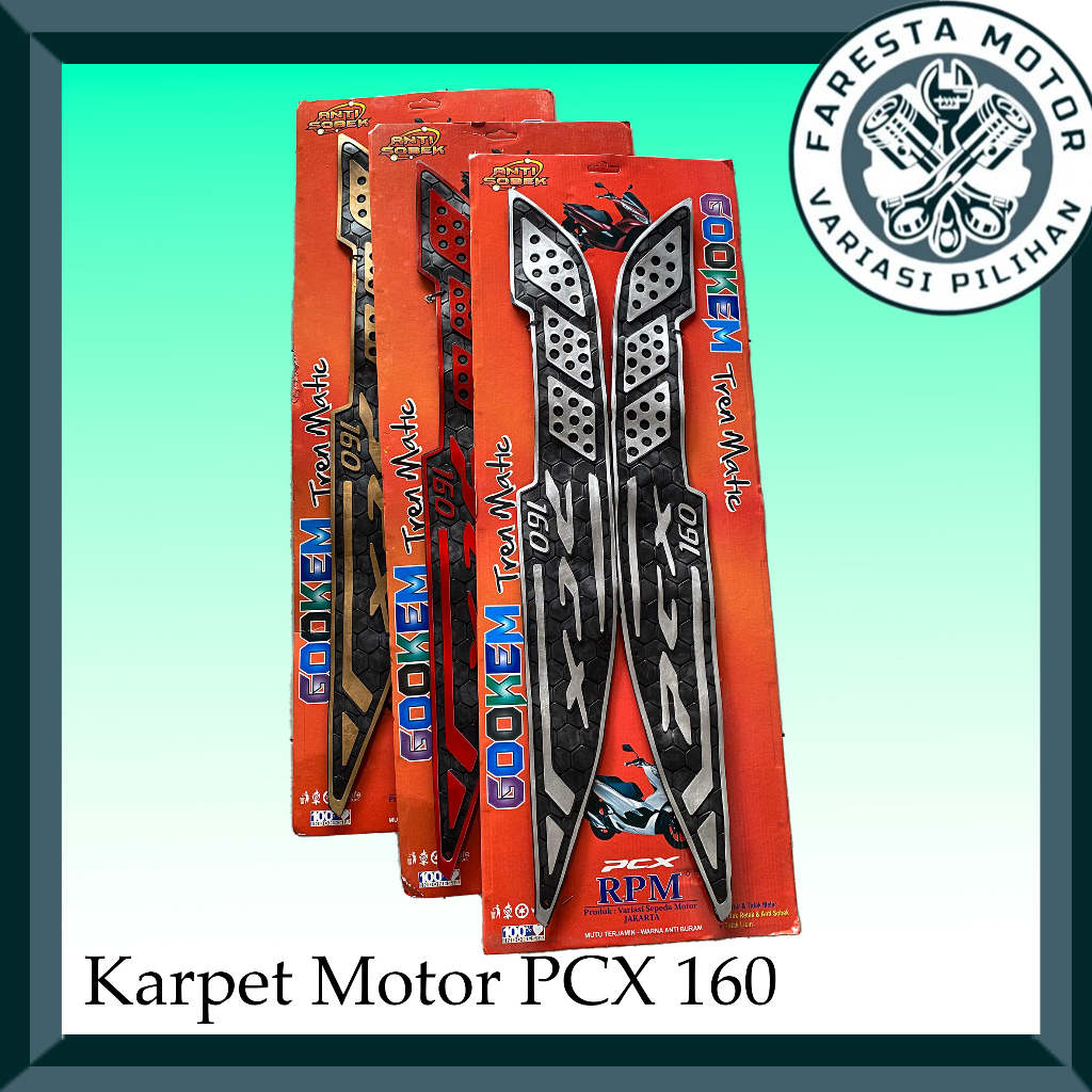 Jual Karpet Motor PCX 160 Pijakan Kaki all NEW PCX 160 2021 bordes ...