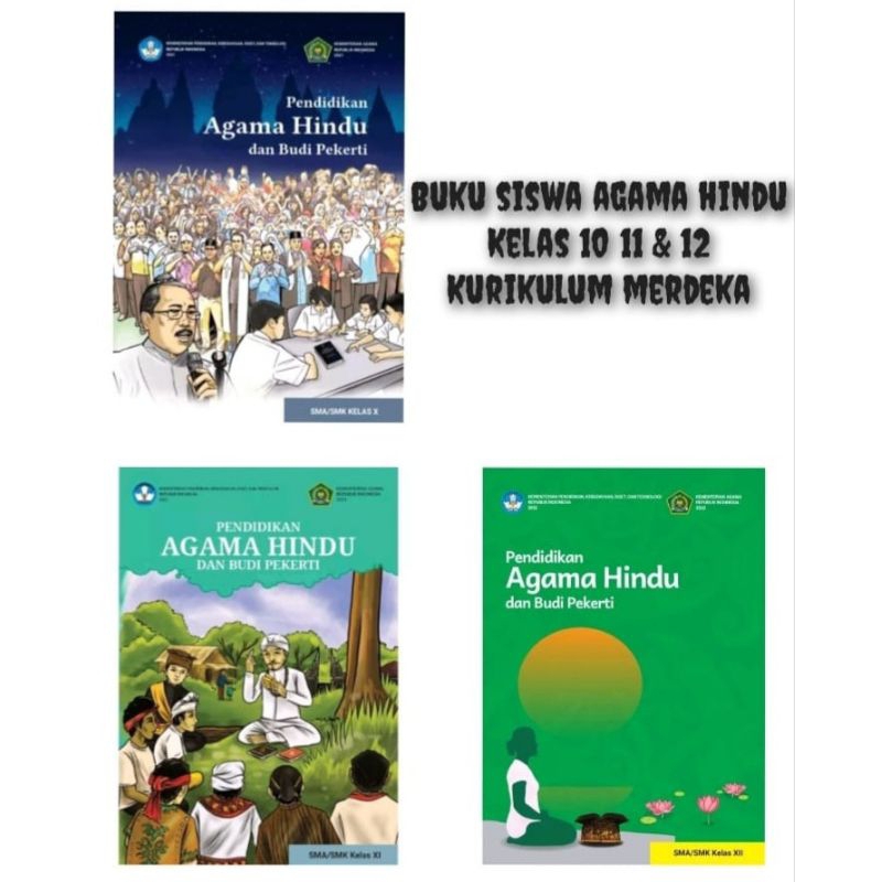 Jual BUKU SISWA AGAMA HINDU UNTUK KELAS 10,11,12 EDISI KURIKULUM ...