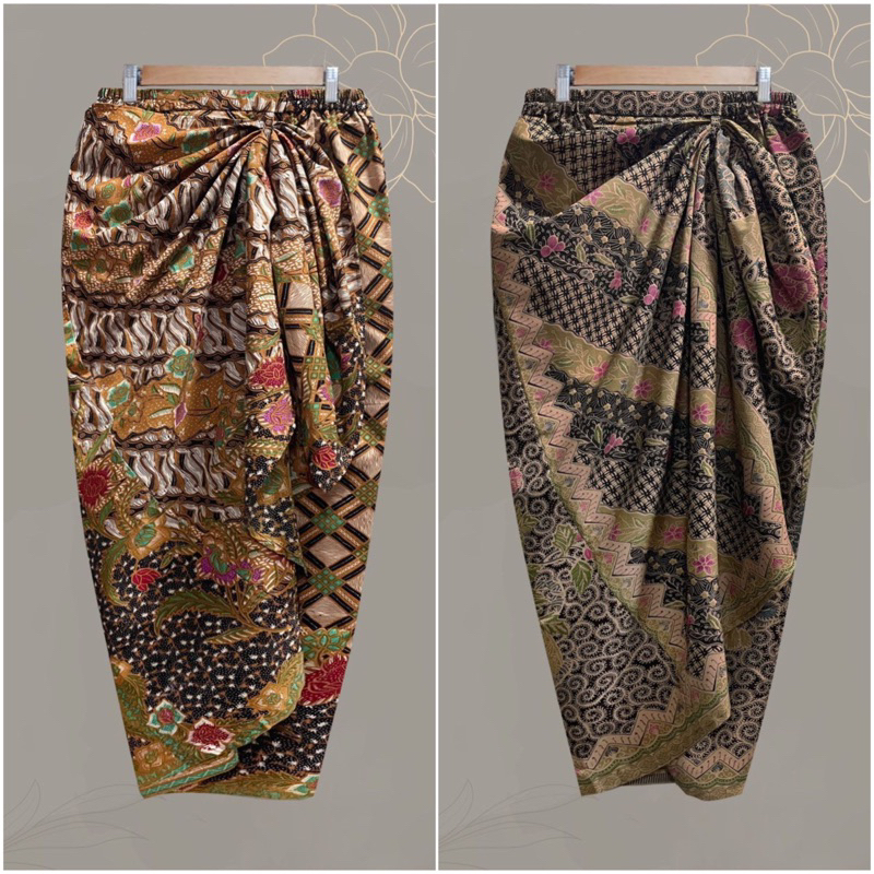 Jual [BATIK NONIK] rok kebaya encim instan rok lilit ubetan all size ...