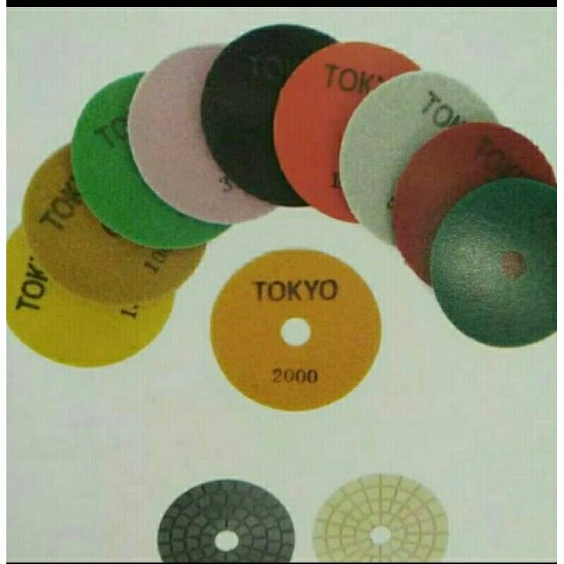 Jual Diamond pad tokyo # 50 -poles marmer & granite | Shopee Indonesia