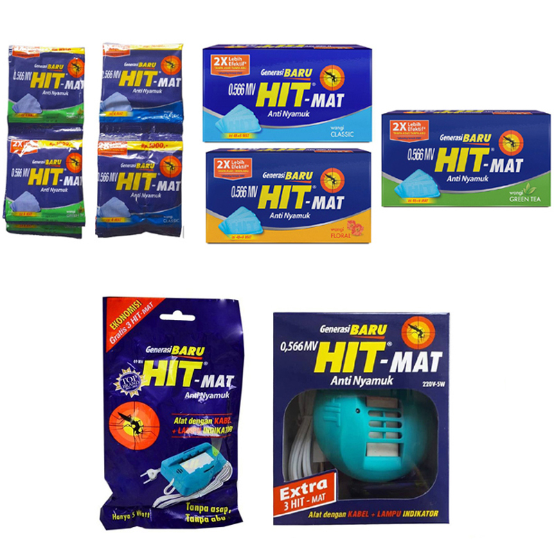 Jual Hit Mat Alat & Refill Anti Nyamuk Elektik | Shopee Indonesia