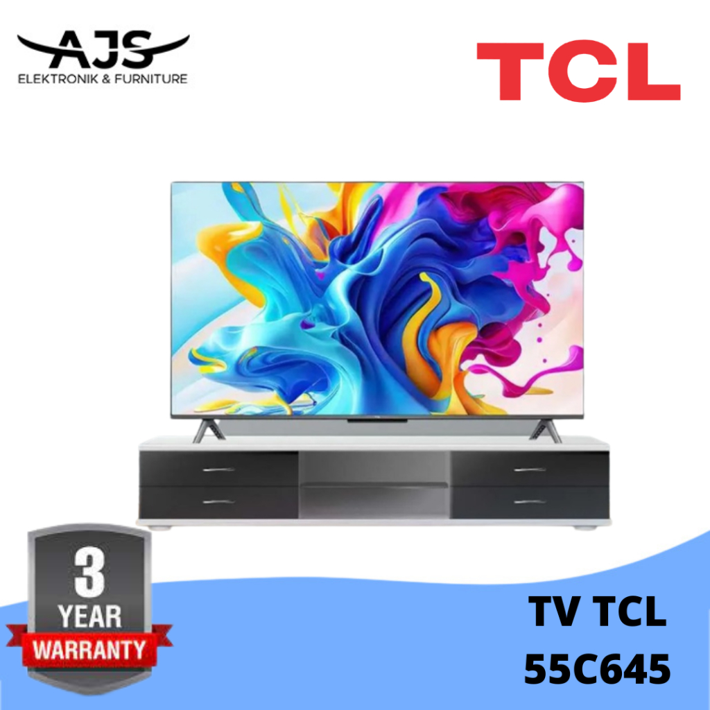 Jual TCL 55C645 QLED 4K UHD Smart Google TV w/ Dolby Vision & Atmos 55 Inch | Shopee Indonesia