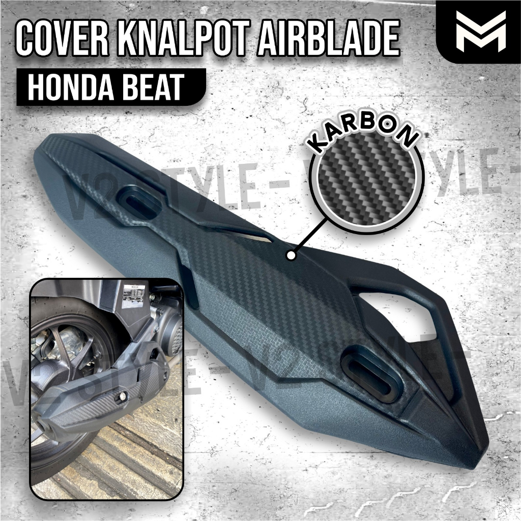Jual COVER TAMENG KNALPOT AIRBLADE BEAT FI ESP POP KARBU BEATSTREET ...