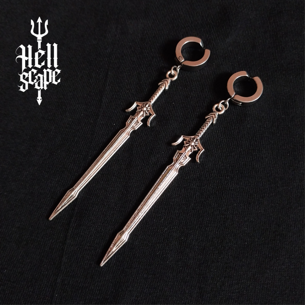 Jual [HELLSCAPE] ANTING JEPIT PEDANG 2 / SWORD CLIP EARRING CUSTOM ...