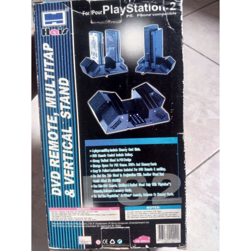 Jual multitap ps2, vertikal stand, dvd remote ps2 rare itemmm | Shopee Indonesia