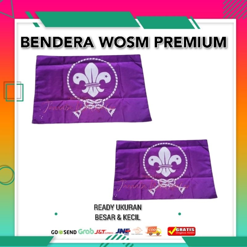 Jual Bendera WOSM Pramuka Besar Kecil | Bendera Pandu Pramuka | Shopee ...