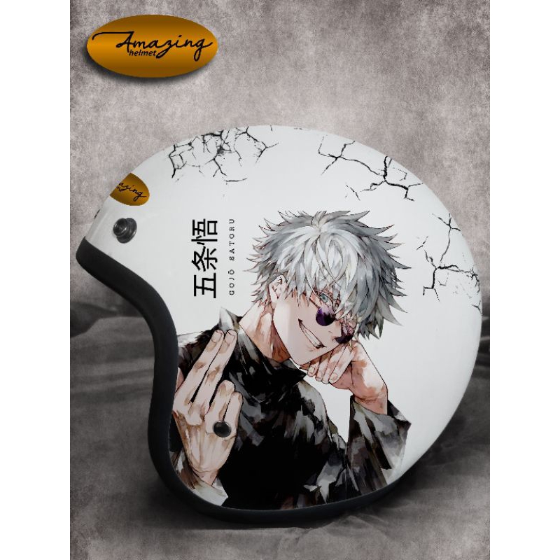 Jual Helmet Anime Jujutsu Kaisen Gojo Satoru | Shopee Indonesia