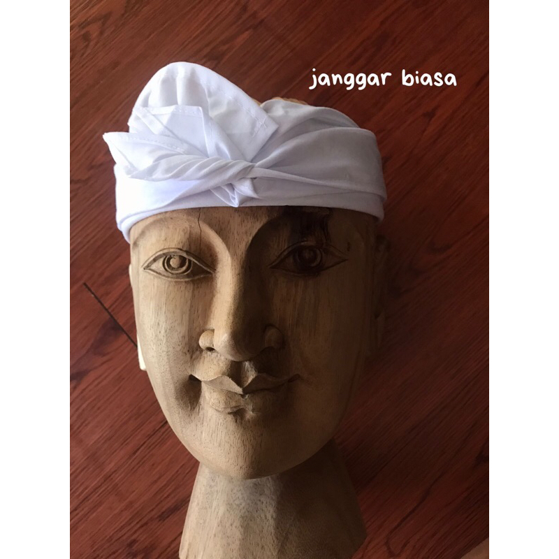 Jual Udeng Putih sibak// janggar nayah//janggar biasa// udeng janggar ...
