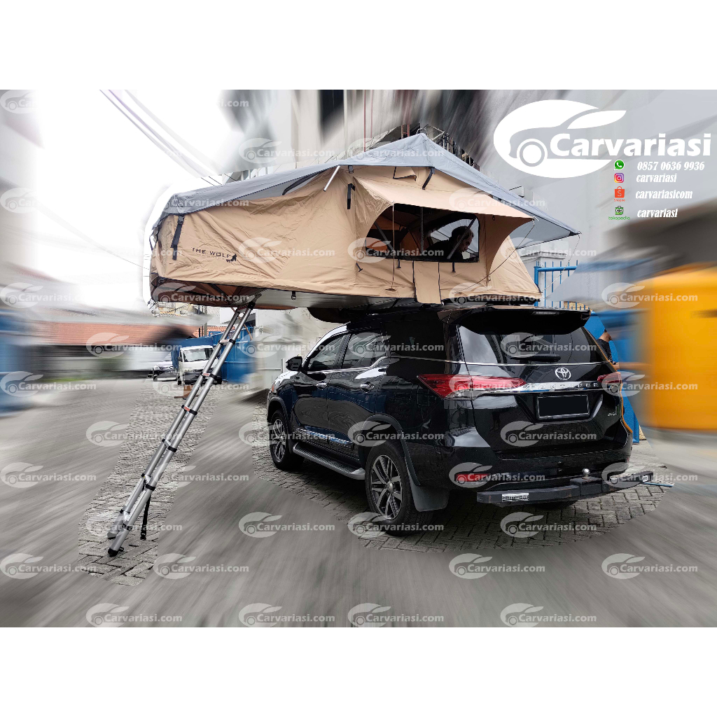Jual Tarp Tent Tenda Mobil Awning Tenda Mobil Rooftop Camp RTT-2 ...