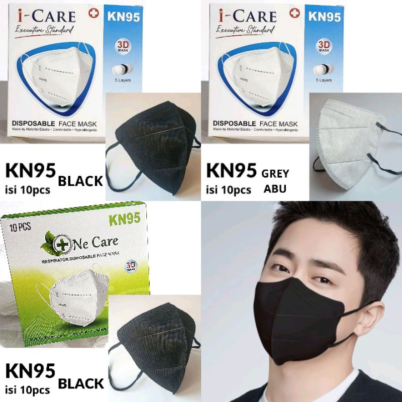 Jual Masker KN95 PRO 5PLY ISI 10PCS KN95 EARLOOP ICARE AKKO ONECARE ...