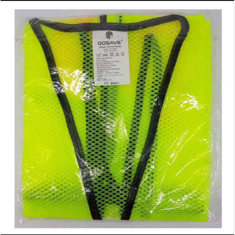 Jual Rompi jaring vest safety rompi proyek jaring warna orange dan ...