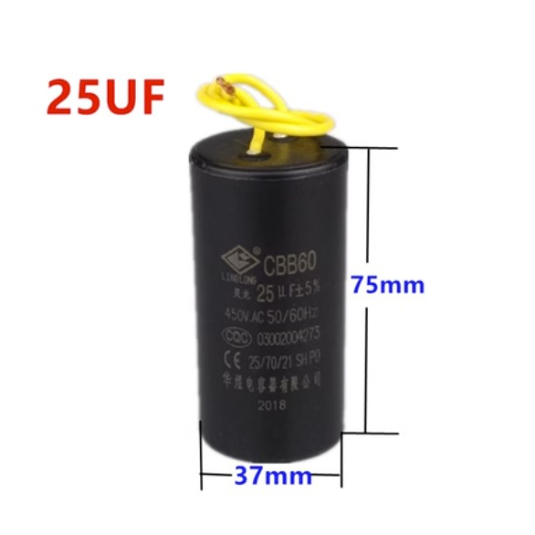 Jual Capacitor CBB60 450V 5% For Screw Submersible pump (7216) | Shopee ...
