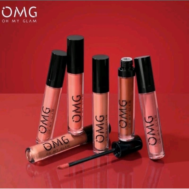 Jual OMG OH MY GLAM Matte Kiss Lip Cream 3,5g / Lipcream OMG Bpom ...