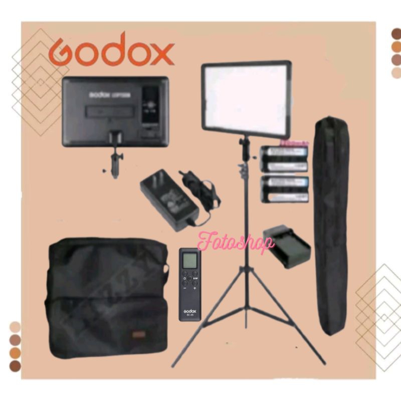 Jual PAKET LAMPU LED GODOX P260C P260 P 260C LIGHTING FOTO STUDIO ...