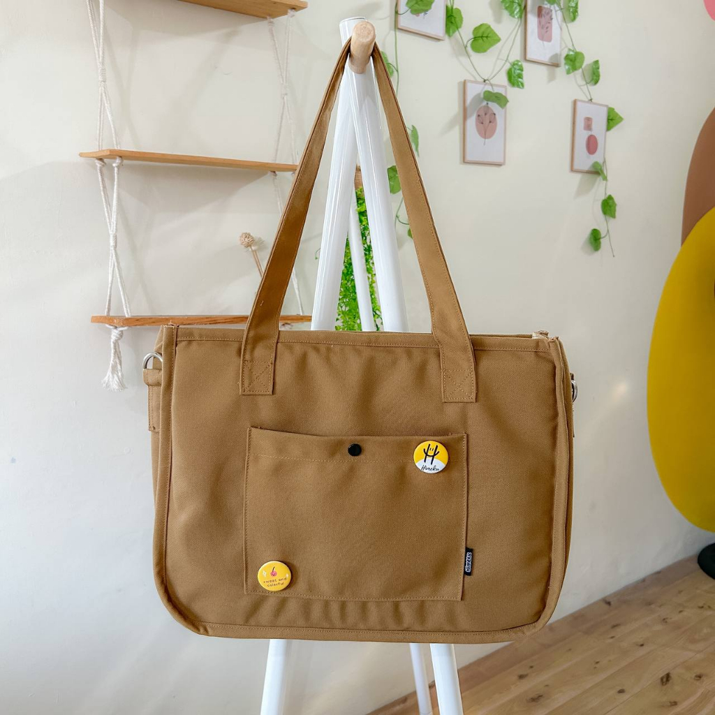 Jual Himeku KEIKO Totebag - Tas Laptop Multifungsi Muat Banyak - Totebag Kanvas Pria Wanita ...