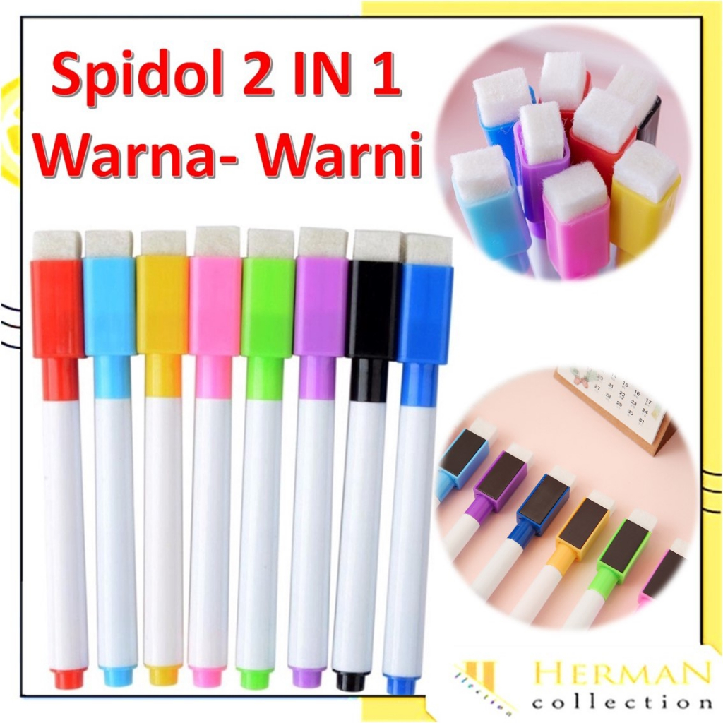 Jual HC Spidol Papan Tulis Mini Magnet White Board Sepidol Kecil Mini ...