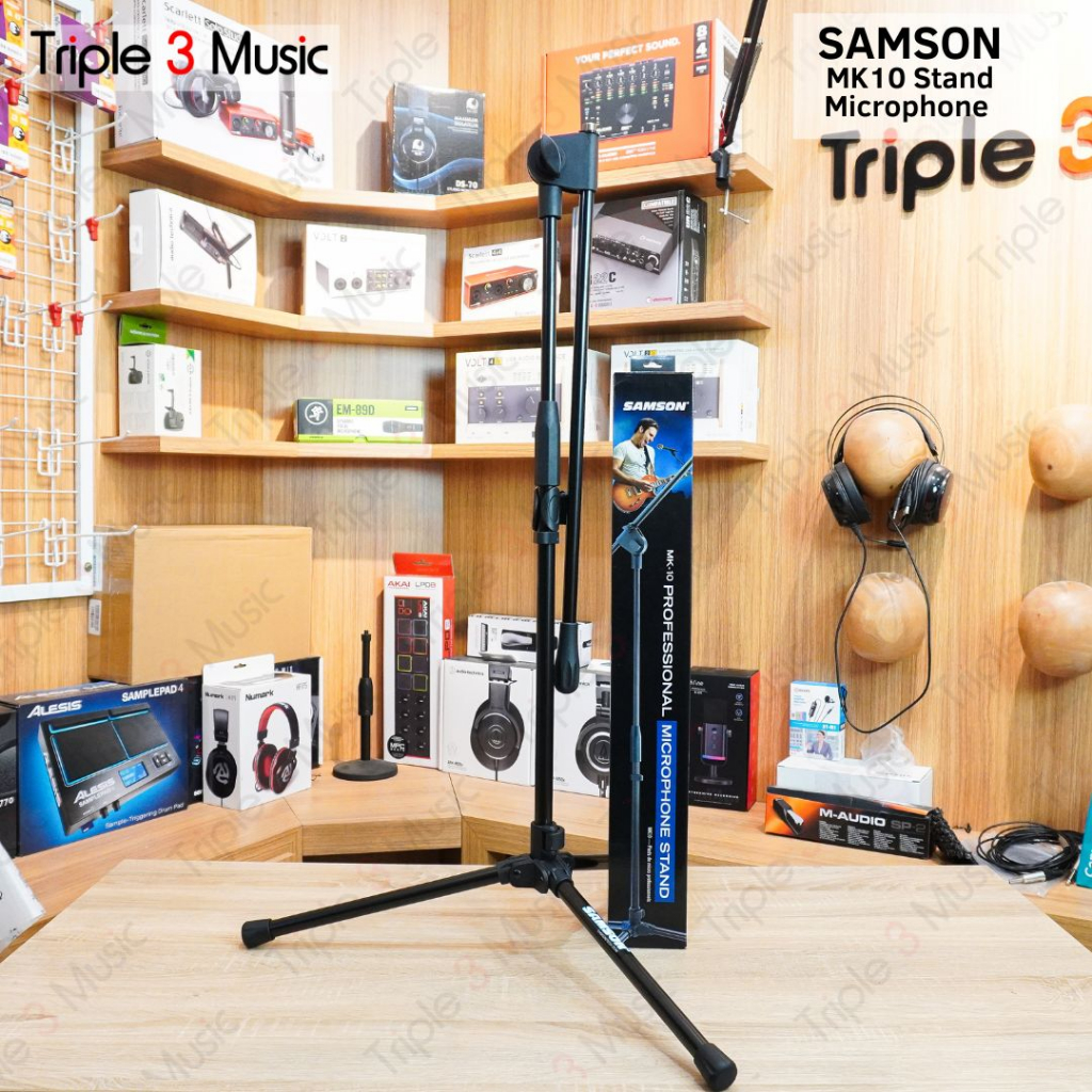 Jual Samson MK10 Lightweight Microphone Boom Stand | Shopee Indonesia