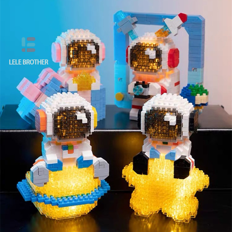 Jual LELE BROTHER Astronot Block Astronaut Model Miniatur Partikel ...