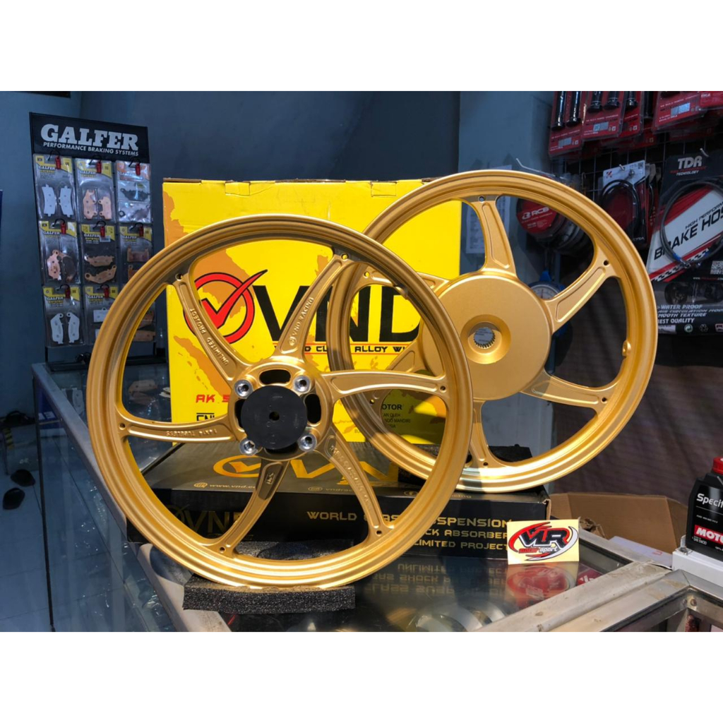 Jual velg pelek vnd six star beat scoopy genio vario 110 125 150 fi esp cbs | Shopee Indonesia