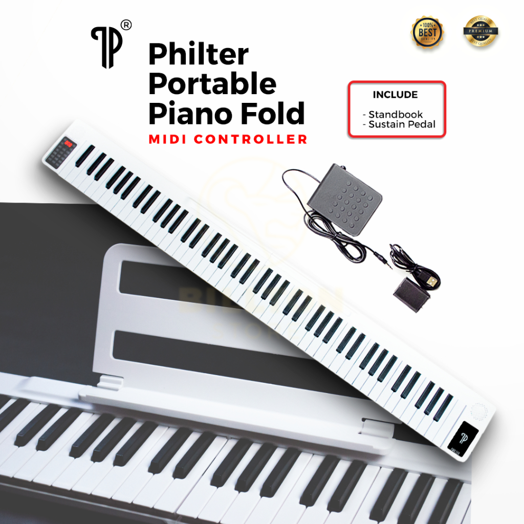 Jual Keyboard Piano Lipat 88 Keys PHILTER ORIGINAL Portable Piano ...