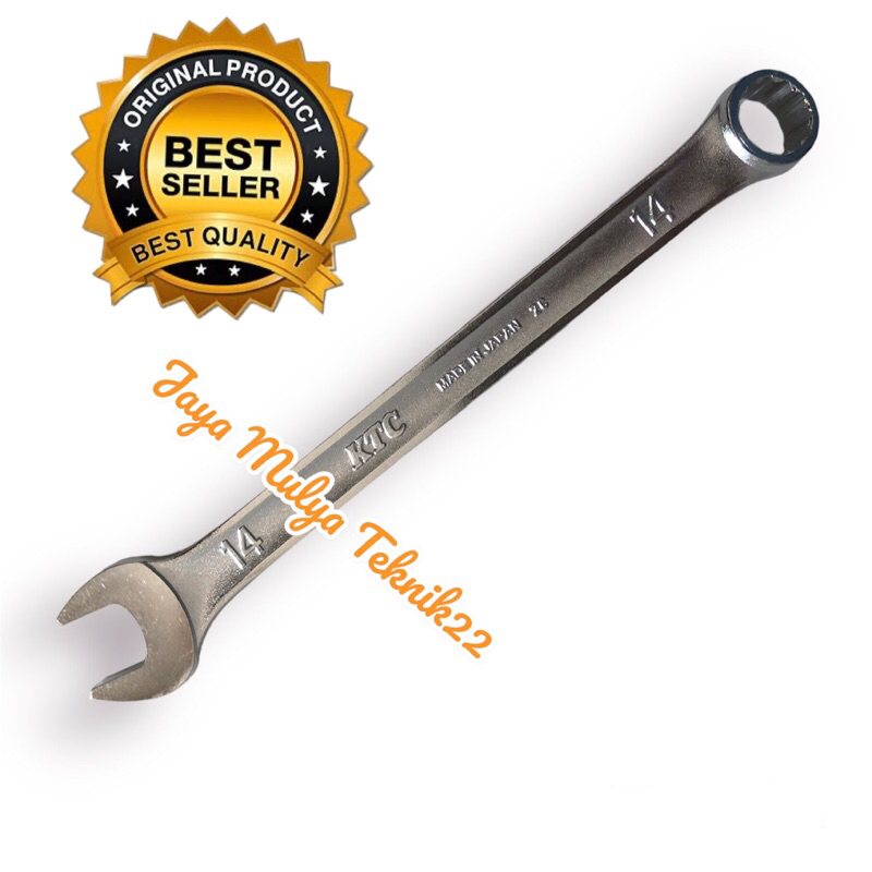 Jual KTC kunci Ring pas 14 mm / Combination wrench KTC Japan original MS2-14 / Alat bengkel ...