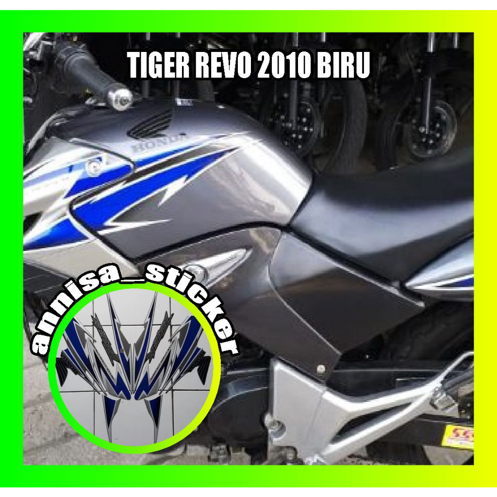 Jual striping lis tiger revo 2010 biru | Shopee Indonesia