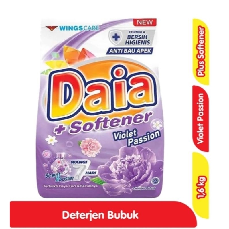Jual Daia Deterjen Bubuk 1.6kg | Shopee Indonesia