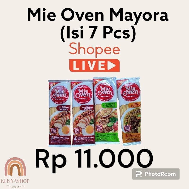 Jual Mie Oven all varian MAYORA isi 7 Pcs | Shopee Indonesia