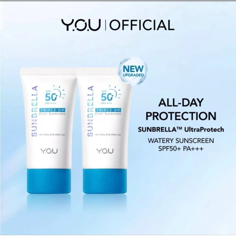 Jual YOU SUNBRELLA TRIPLE UV Sunscreen SPF 50+ PA ++++ | YOU SUNSCREEN ...